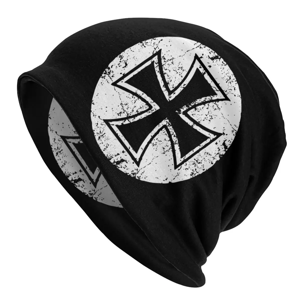 German-Iron-Cross-Templar-Knight-Bonnet-Hats-Germany-Flag-Knitting-Hats ...