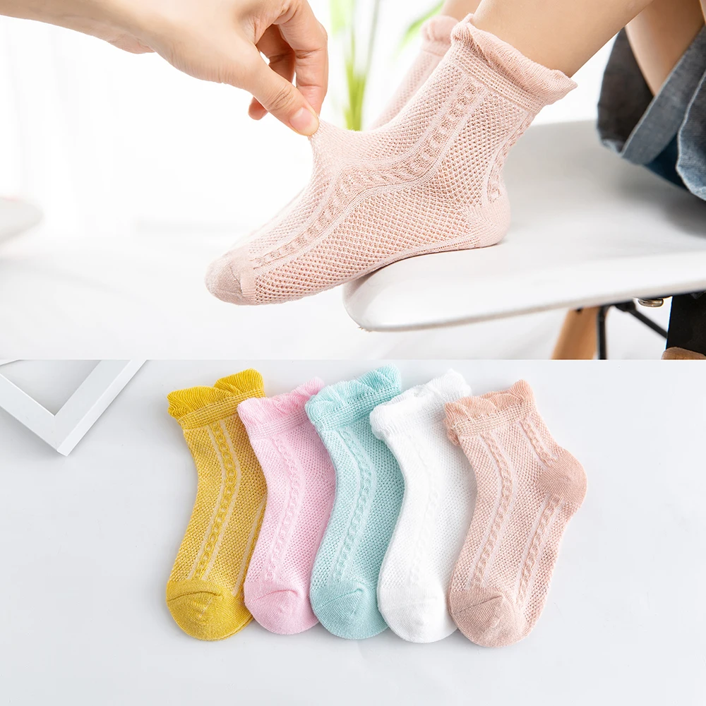 Mesh Cotton Summer Socks Kids | Kids Socks Girls Summer | Newborn Socks ...