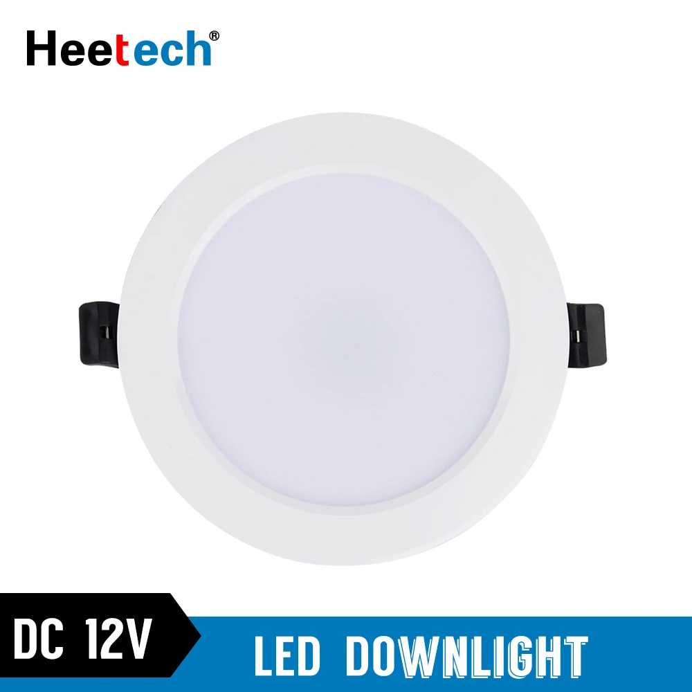 Led Downlight 12V DC Recessed Round LED Ceiling Lamp 36W 24W 18W 12W 9W ...
