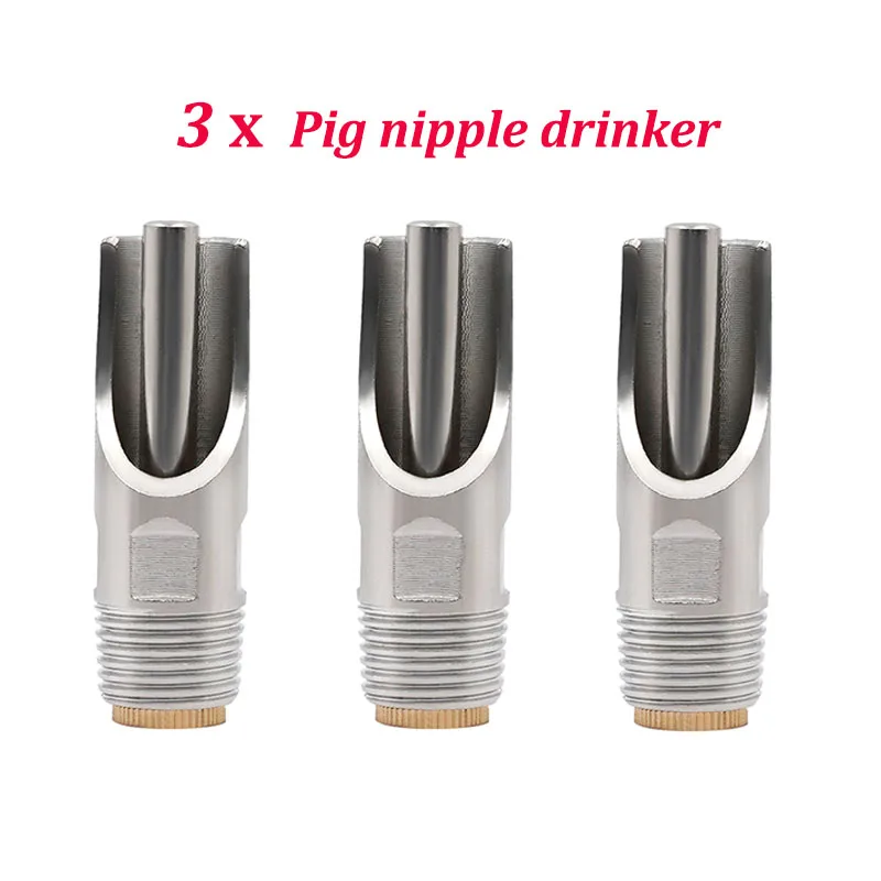 3pcs-Automatic-Pig-Nipple-Water-Feeder-For-Pig-Multifunction-Creative ...