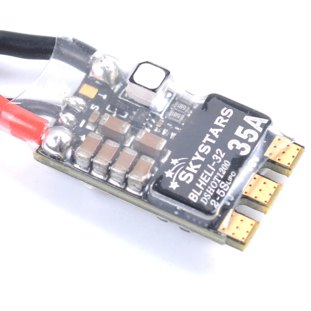 Skystars High Quality Blheli_32 Bit 35a 2-5s Esc Built-in Led Support ...