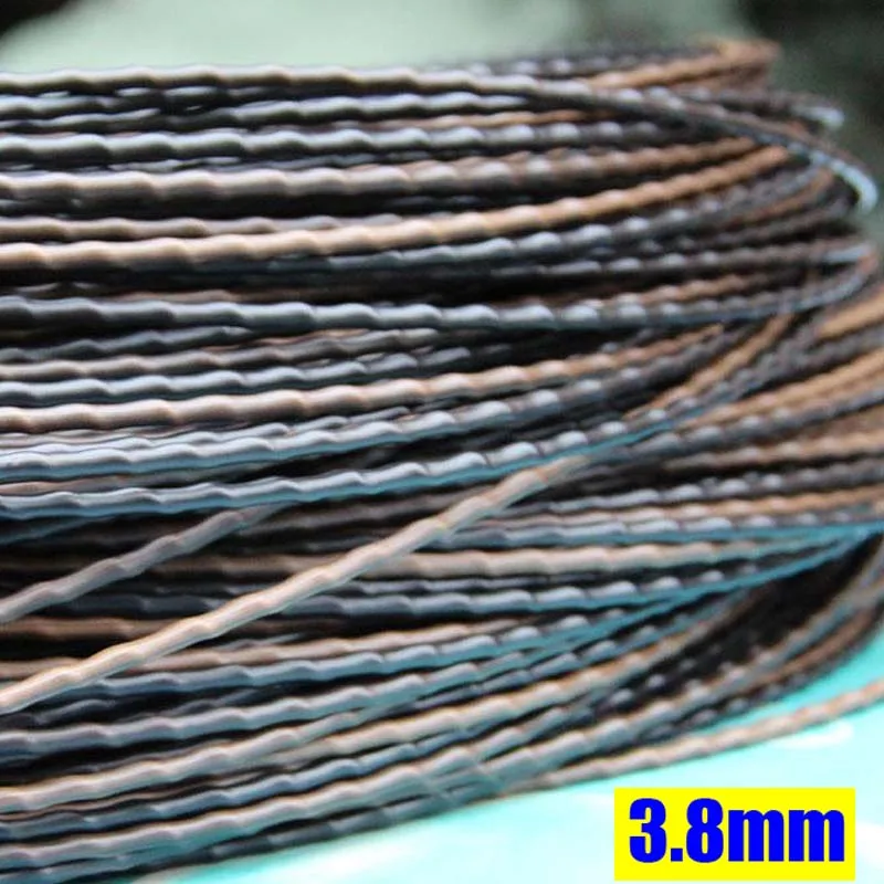 3.8mm Diameter Screw Thread Pe Solid Gradient Synthetic Rattan Cane ...