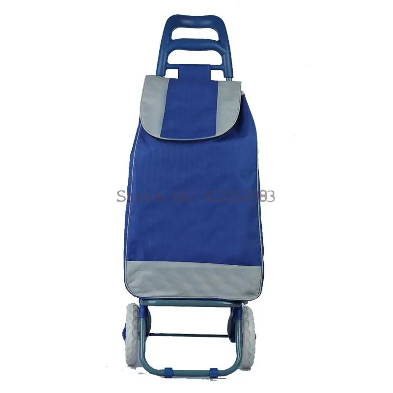 Two-wheeled Shopping Cart, Grocery Cart, Foldable – QStore.qa