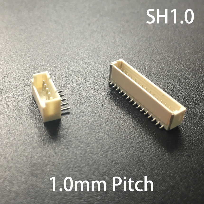 SH1.0 1.0mm Pitch 8P 9P 10P 11P 12P Pins Single Row Patch Vertical ...
