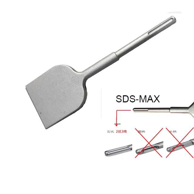 Sds-max Shovel Width Construction Clay Spade Scoop For Electric ...