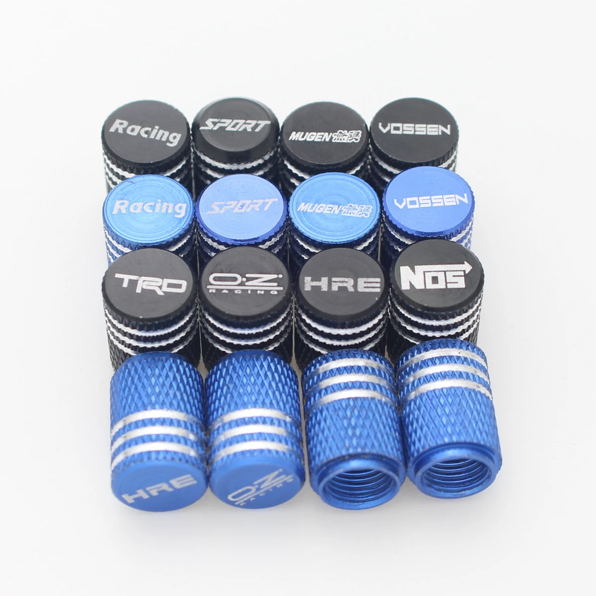 1SET(4PCS) Alloy Rim Valve Cap Universal Tyres Tire Valve Caps For NOS ...