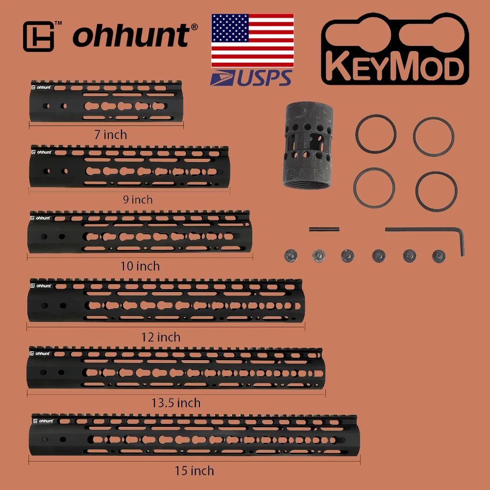 Ohhunt Hunting Tactical Ar-15 Rail Nsr 7" 9" 10" 12" 13.5" 15" Rail ...
