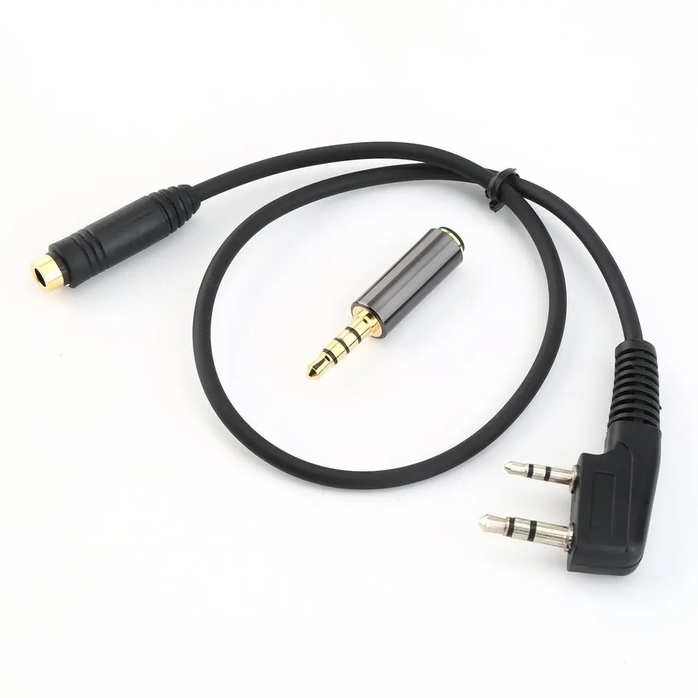 2Pin K1 To 3.5MM Female Audio Phone Earphone Transfer Cable For Kenwood ...