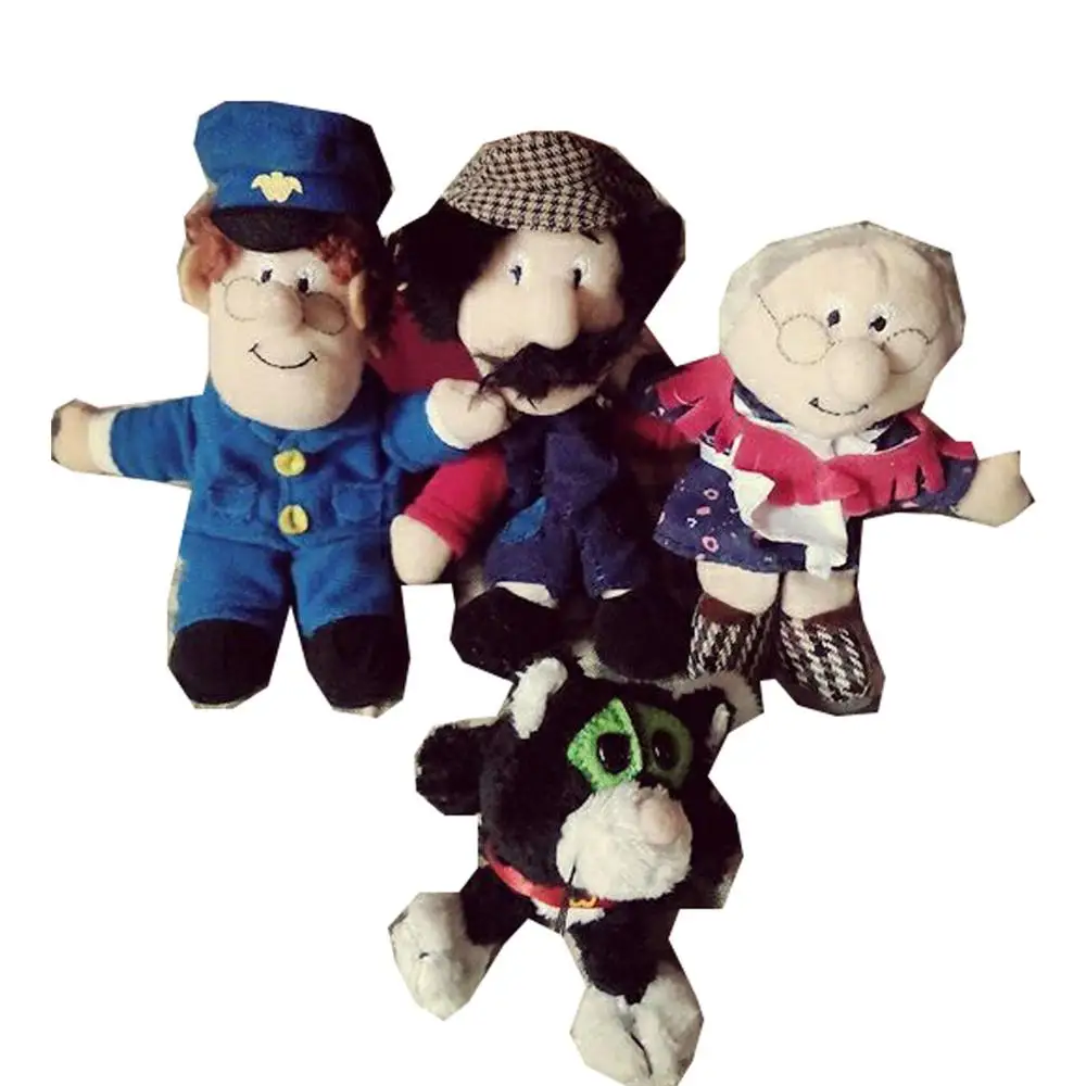 4pcs/lot Postman Pat Plush Toys Mini Size Below 10cm Finger Plush|plush ...