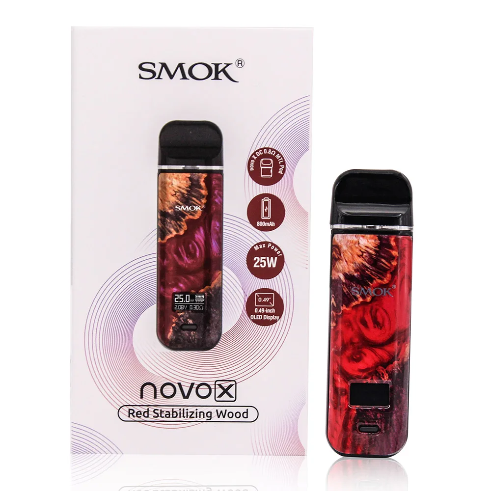 Newest SMOK NOVO X Pod Vape KIT DC 0.8Ω MTL Cartridge Electronic ...
