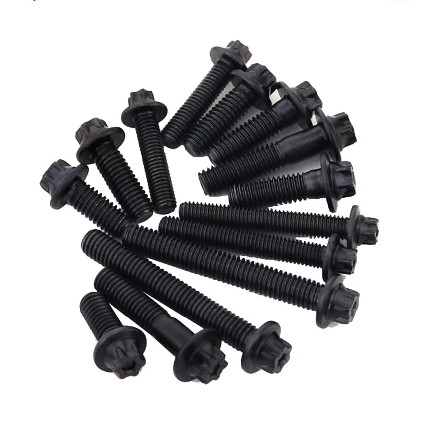 2/5/10/20pcs Torx-head Bolt/screw Grade 12.9 Black Profile Flange Head ...