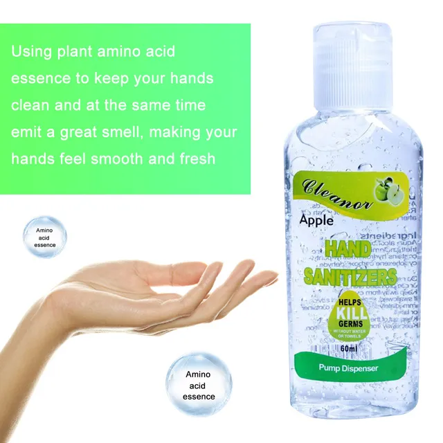 60ml Antibacterial Portable Hand Sanitizer Gel