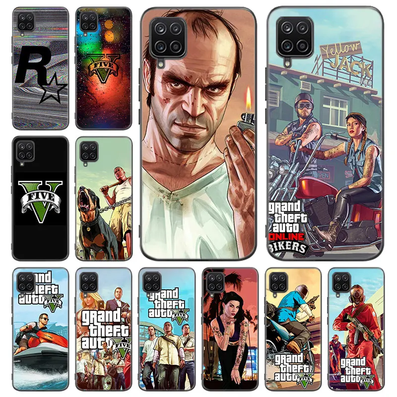 Funda Rockstar Gta 5 Grand para Samsung Galaxy A12 A22 A31 A32 A50 A51 ...