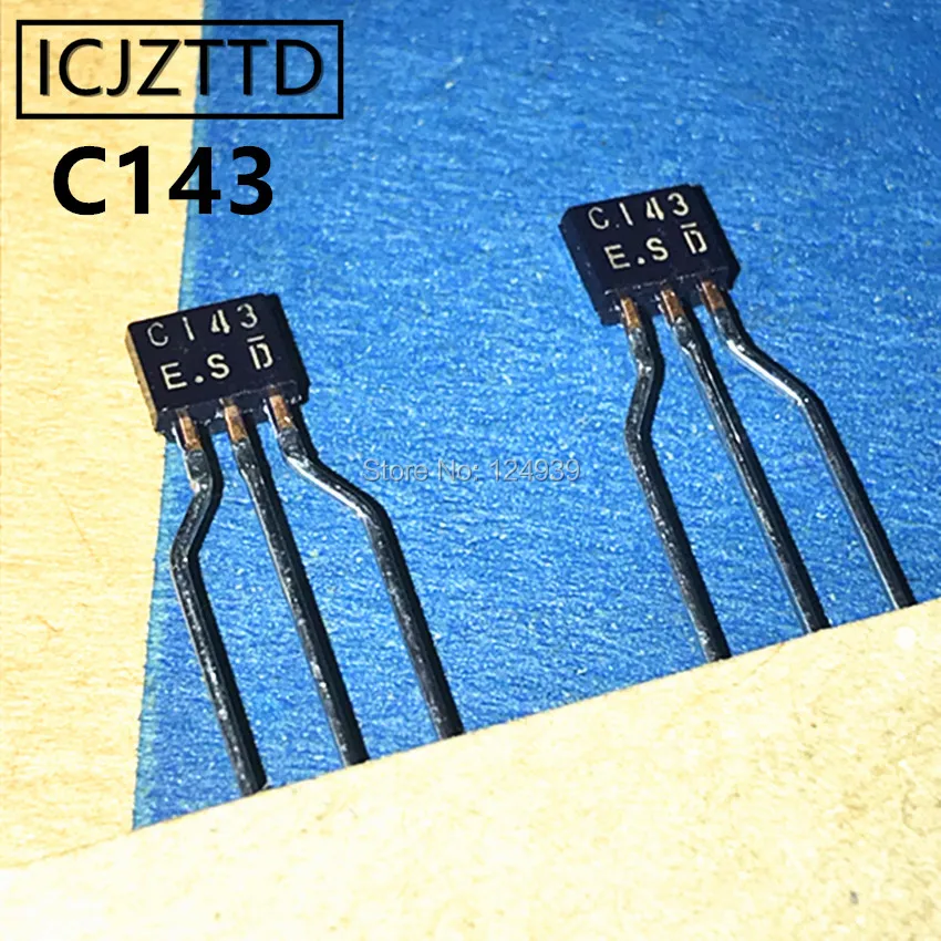 100pcs-dtc143esa-dtc143-dtc143es-dtc143e-143e-c143-c143es-c143e-TO-92S ...