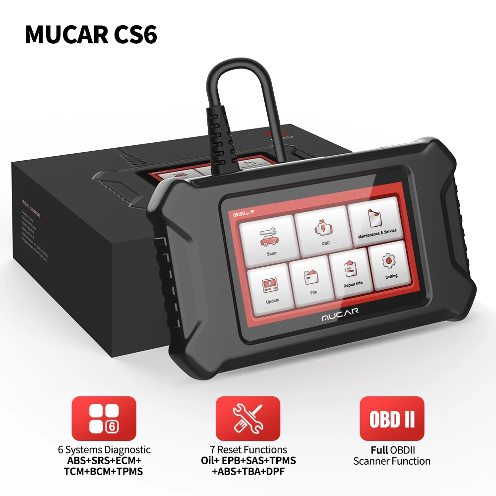 MUCAR – CS2/CS4/CS6 outil de Diagnostic automobile professionnel ...