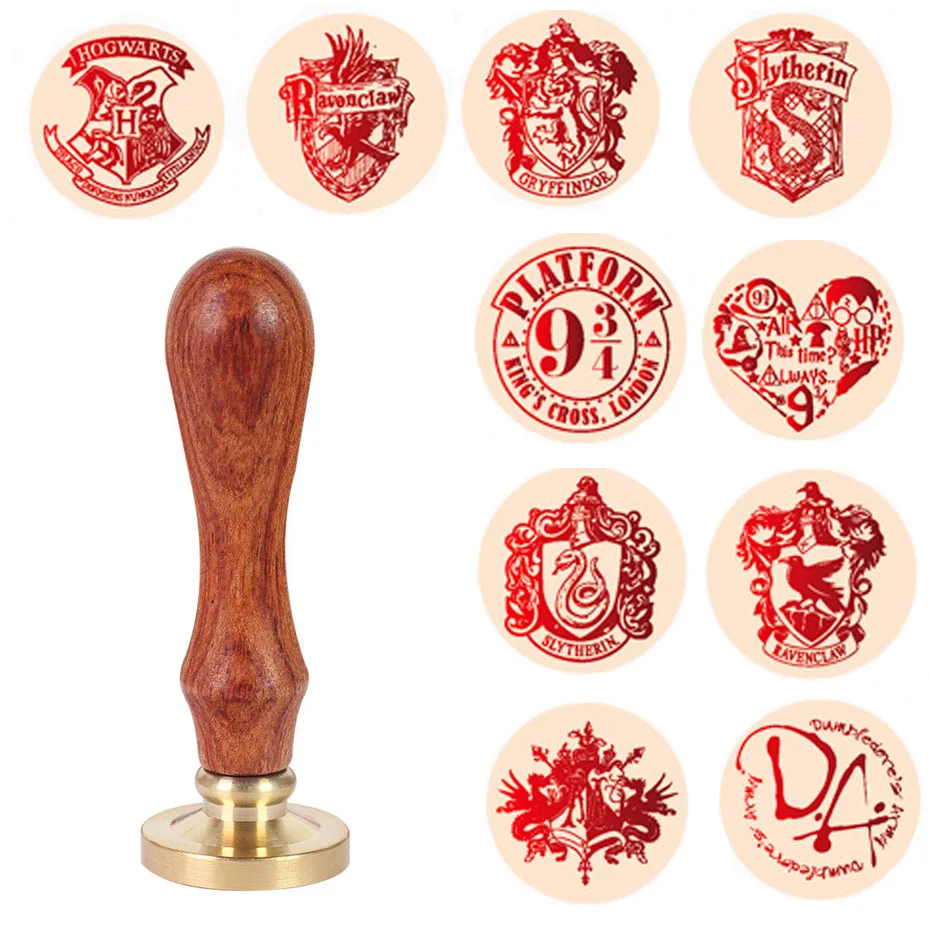 Magic School Stamp | Handle Seal Stamp | Wax Stamp Seal | Wood Wax ...