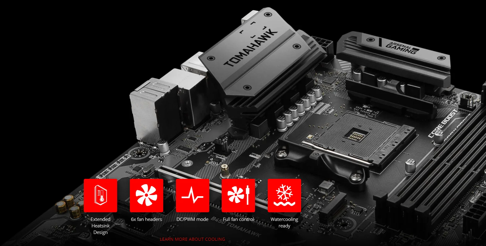 MSI B450 Tomahawk AM4 DDR4 Motherboard | PC ROOM