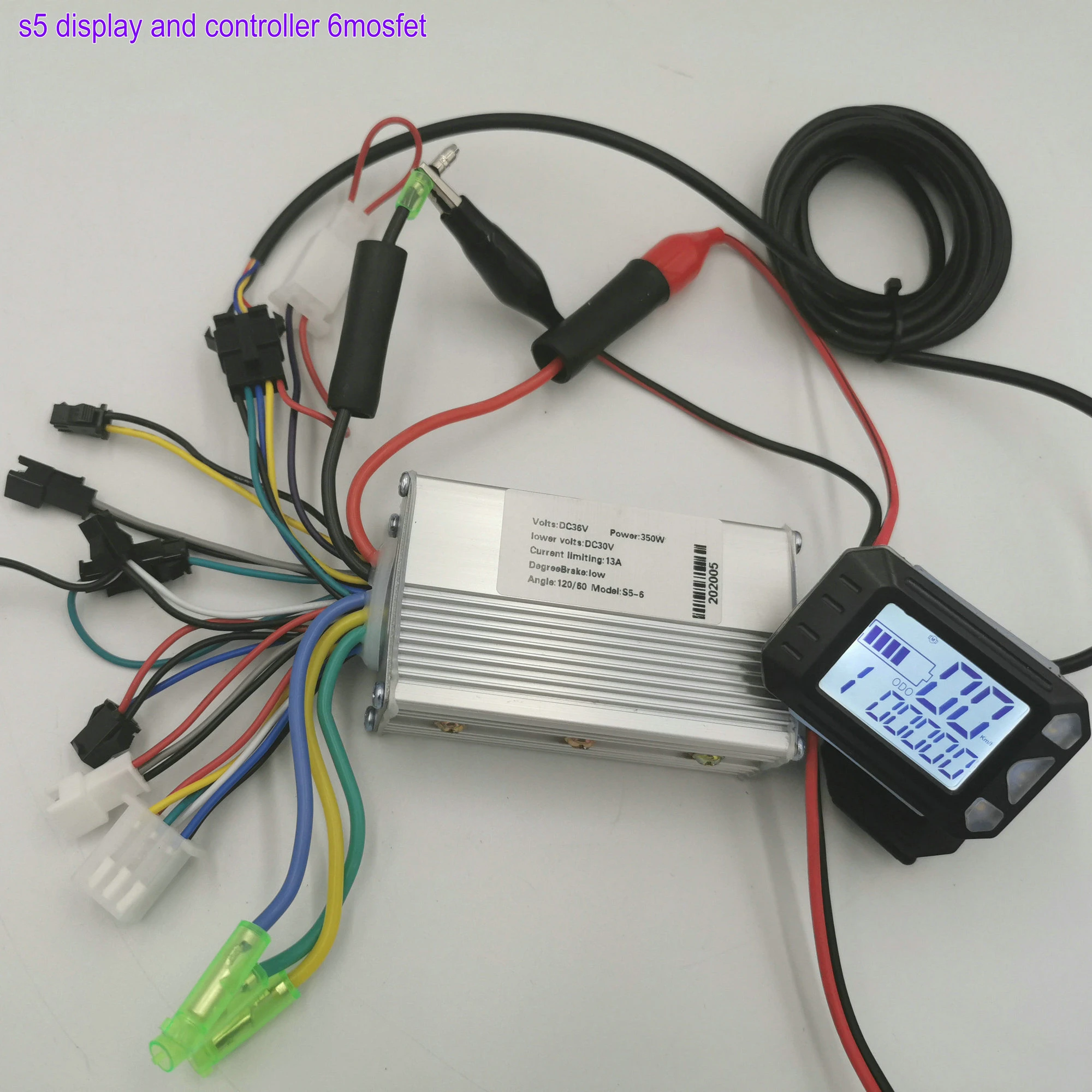 LCD Display S5 with Thumb Throttle Shifter&36v48v250w350w Controller ...
