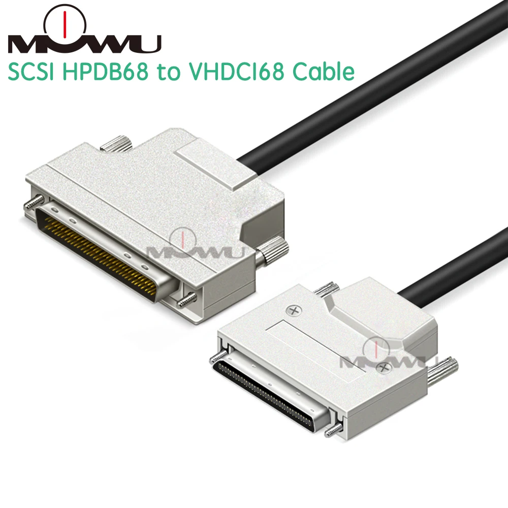 MOWU Cable VHDCI68 macho a SCSI HPDB68 hembra, VHDCI 68 A HPDB 68 V.68 ...