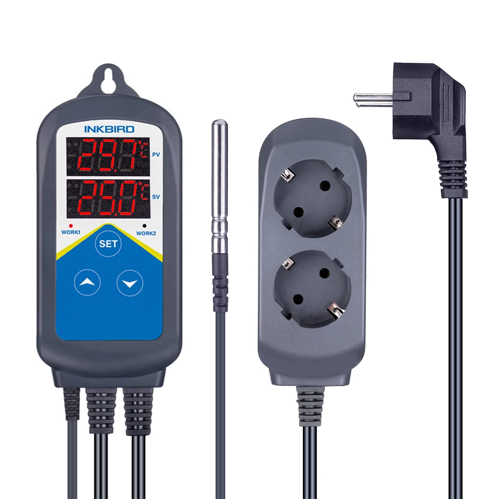 Itc-306t Pre-wired Electronic Heating Thermostat Temperature Controller ...