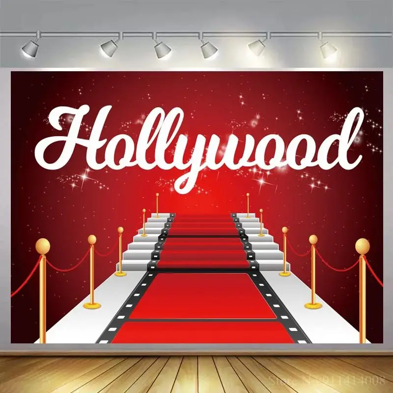 Photography-Backdrop-Red-Carpet-Stairs-Hollywood-Show-Party-Backdrops ...