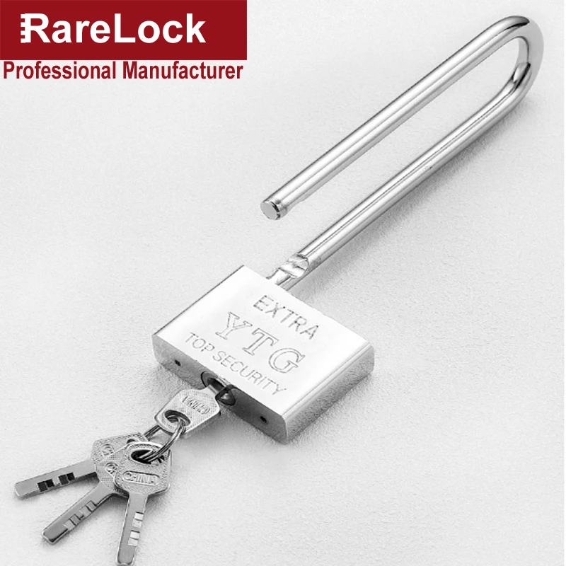Long Handle Padlock Key Lock 30 70mm for Garden Gate Warehouse Bicycle ...