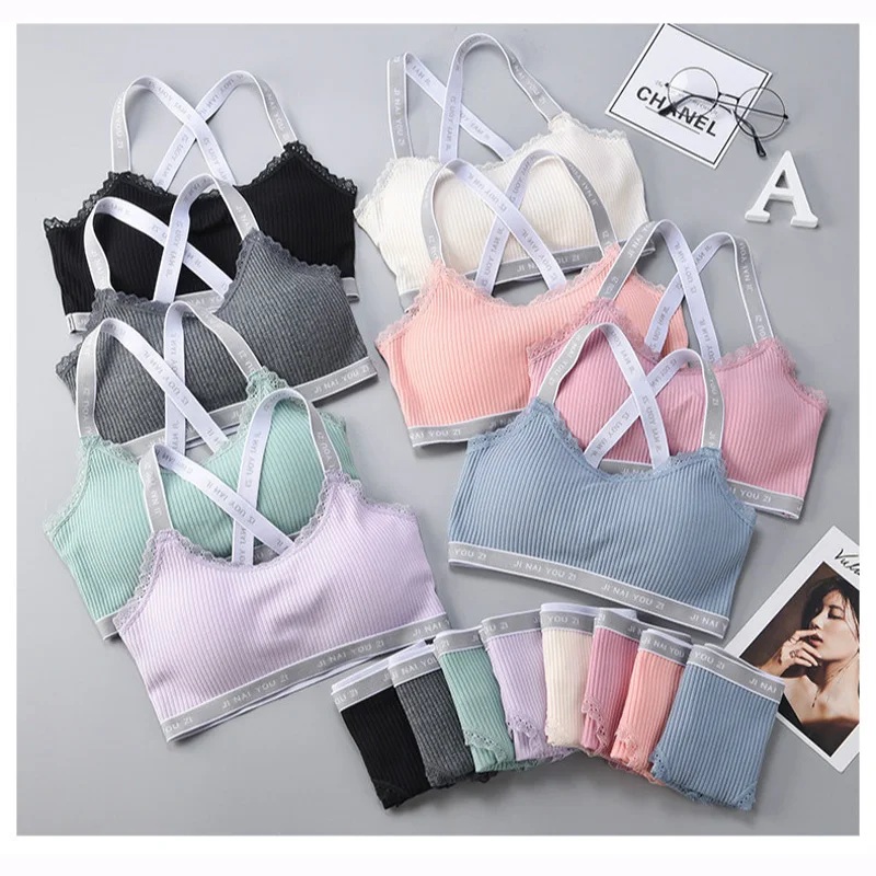 Lingerie Set Women Bralette Sexy Bra Sports Underwear Women Push Up ...