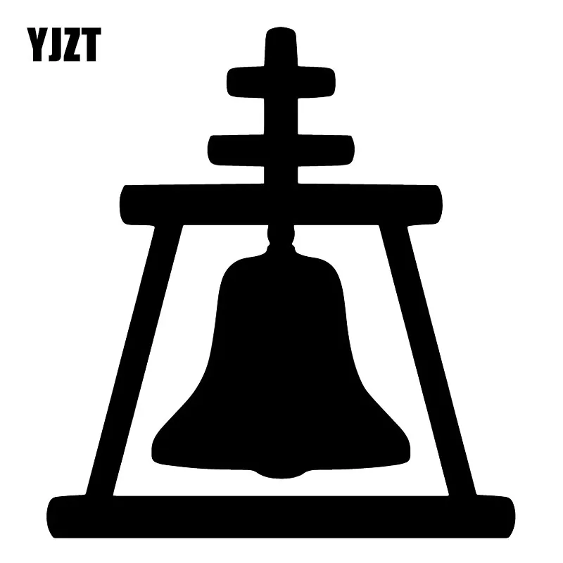 Yjzt 14.8x16.2cm Riverside Bell Creative Rear Windshield Vinyl Car ...