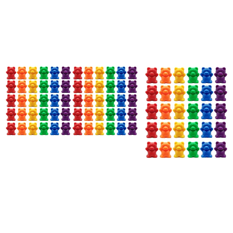 Children Montessori Toy 1 set Boxed Counting Bear Montessori ...