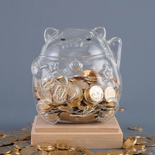 Glass Piggy Bank
