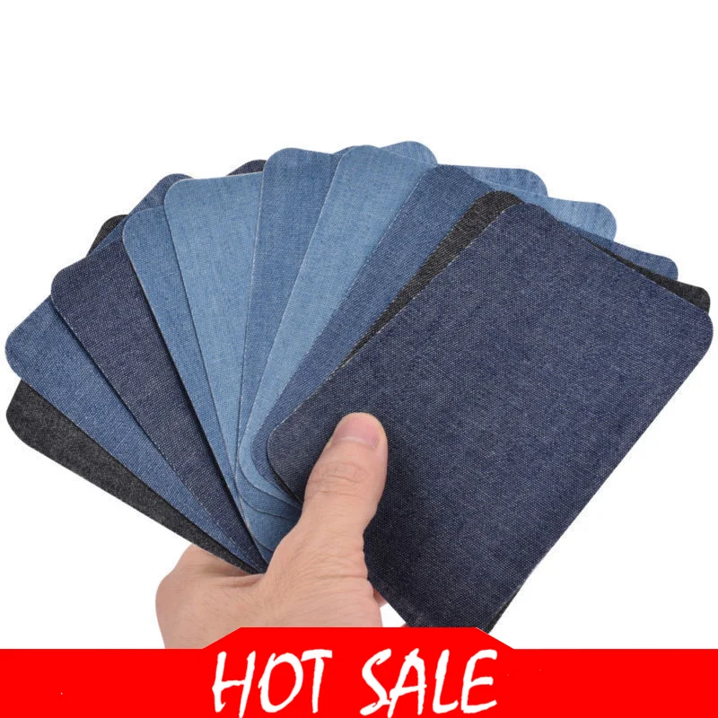 10Pcs Thermal Sticky Iron On Mending Patches Jeans Bag Hat Repair Decor ...