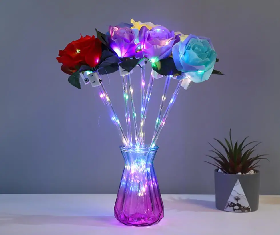 Glow In The Dark Flower Centerpieces
