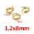 Aiovlo 100pcs/lot Gold Stainless Steel Open Jump Rings Direct 4/5/6mm ...