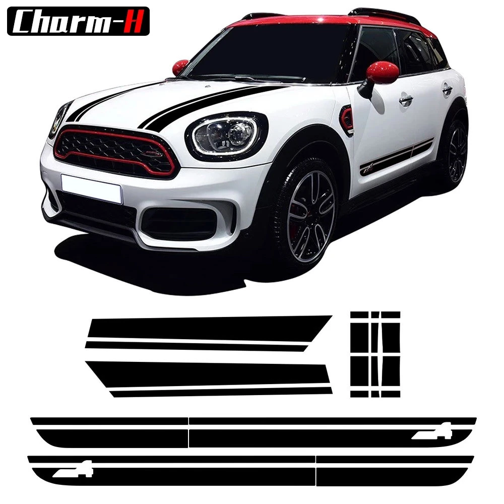 Strisce Fiancate Adesivi MINI COUNTRYMAN Cooper S SD ONE TITAN ...
