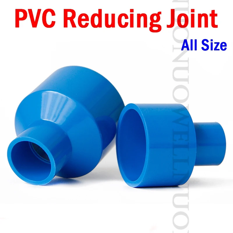 2pcs-Blue-PVC-Straight-Reducing-Connector-Water-Supply-Tube-Joint ...