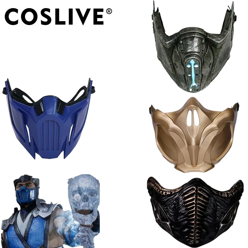 Coslive Mortal Kombat 11 Sub-zero Mask Full Head Resin Helmet Cosplay ...