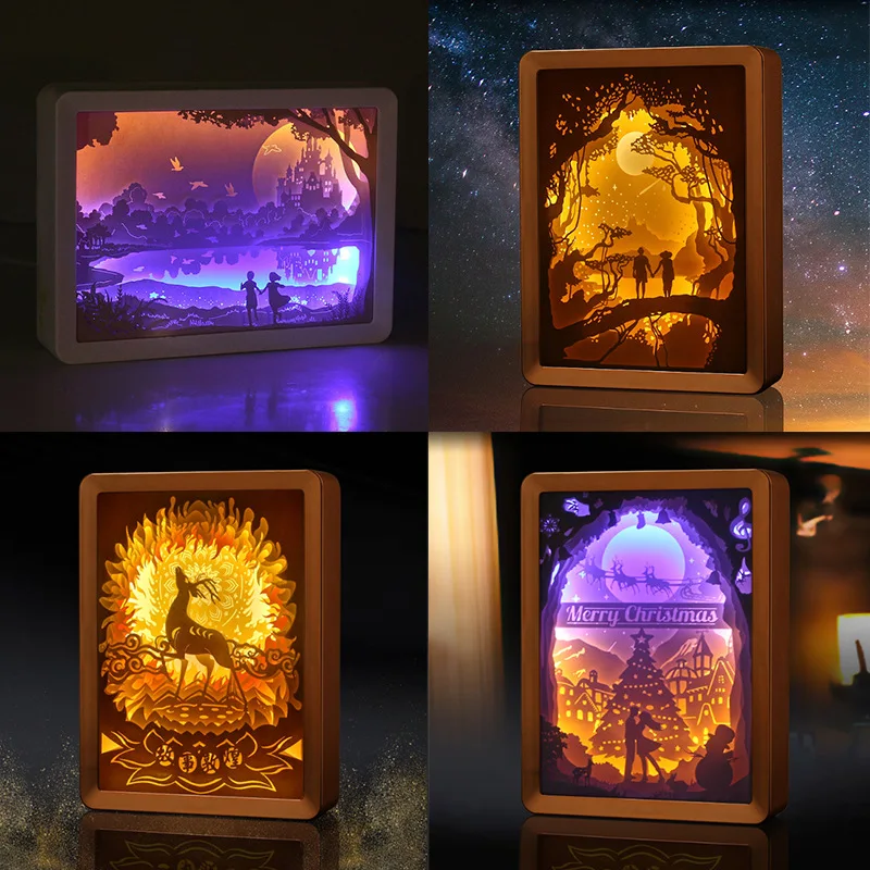 LED-Novelty-Night-Light-Christmas-Paper-cut-Atmosphere-Lamp-3D-Paper ...