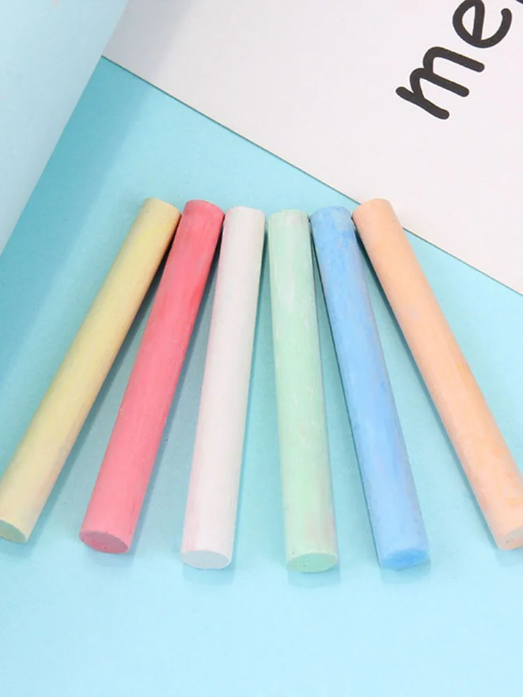 12boxes Chalks Bright Cheerful Colors Dust-free Chalks - Sokogala E ...