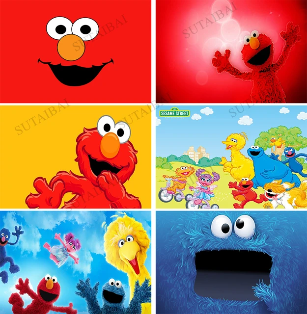 Elmo Background Invitation