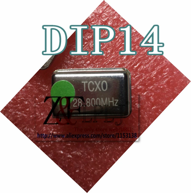 Crystal oscillator TCXO 28.8M 28.8MHZ 28.800MHZ TCXO 28.8000MHZ / DIP14&DIP8 2Sizes 0.1PPM NEW ...