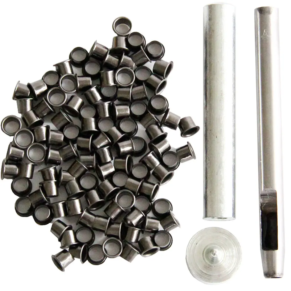 Eyelet Tool Set Grommet Kit And 100 Eyelets 6mm Or 7mm For Diy Kydex ...