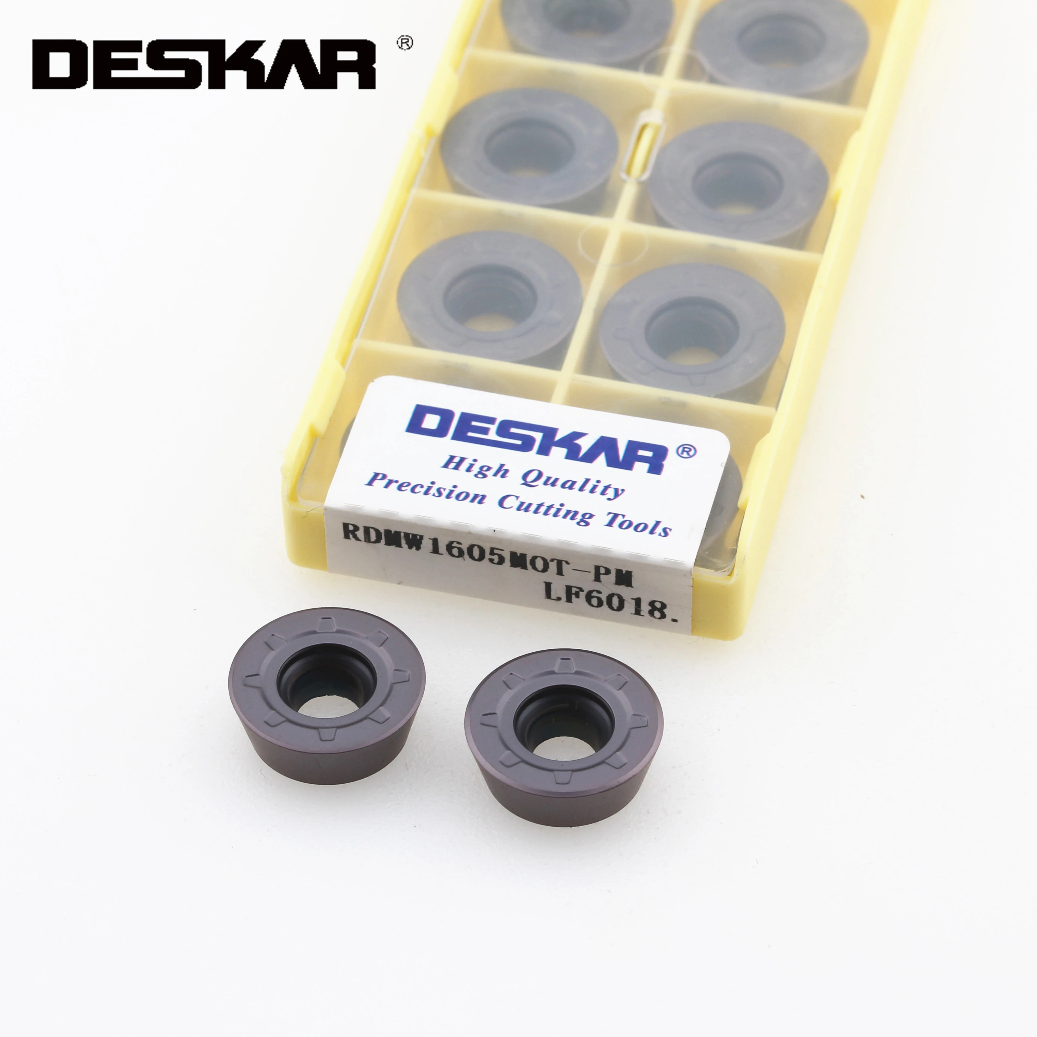 10pcs Deskar Rdmw1605mot-pm Lf6018 Rdmw1204mot-pm Lf6018 Milling Cutter ...