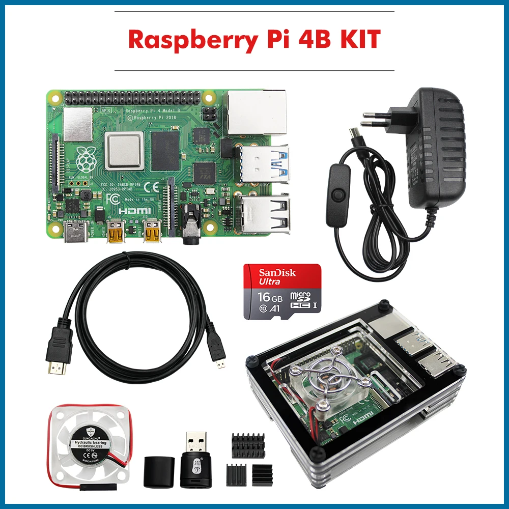 Raspberry Pi Raspberry Pi 4 modelo 4B, 8GB, BCM2711, quad core, Cortex ...