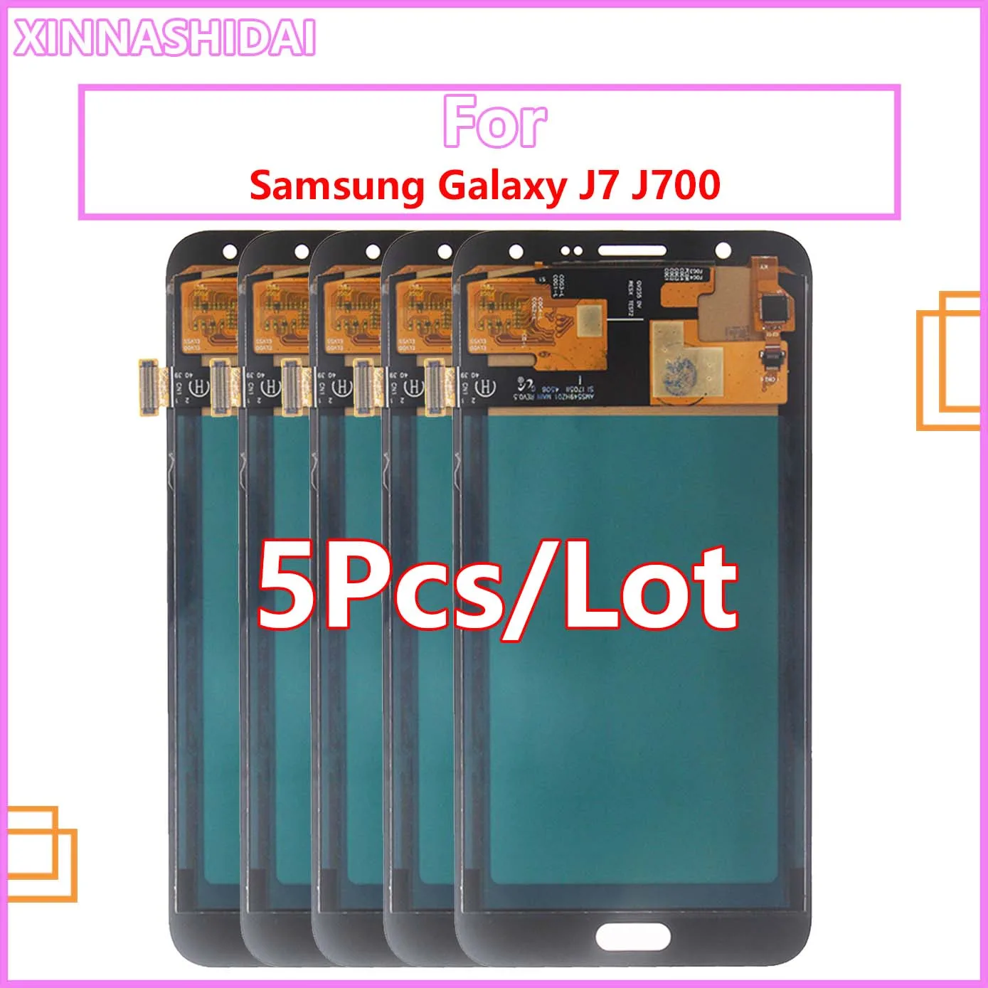 5PCS/AMOLED For Samsung Galaxy J700 LCD Display J700F J700H J700M Touch ...