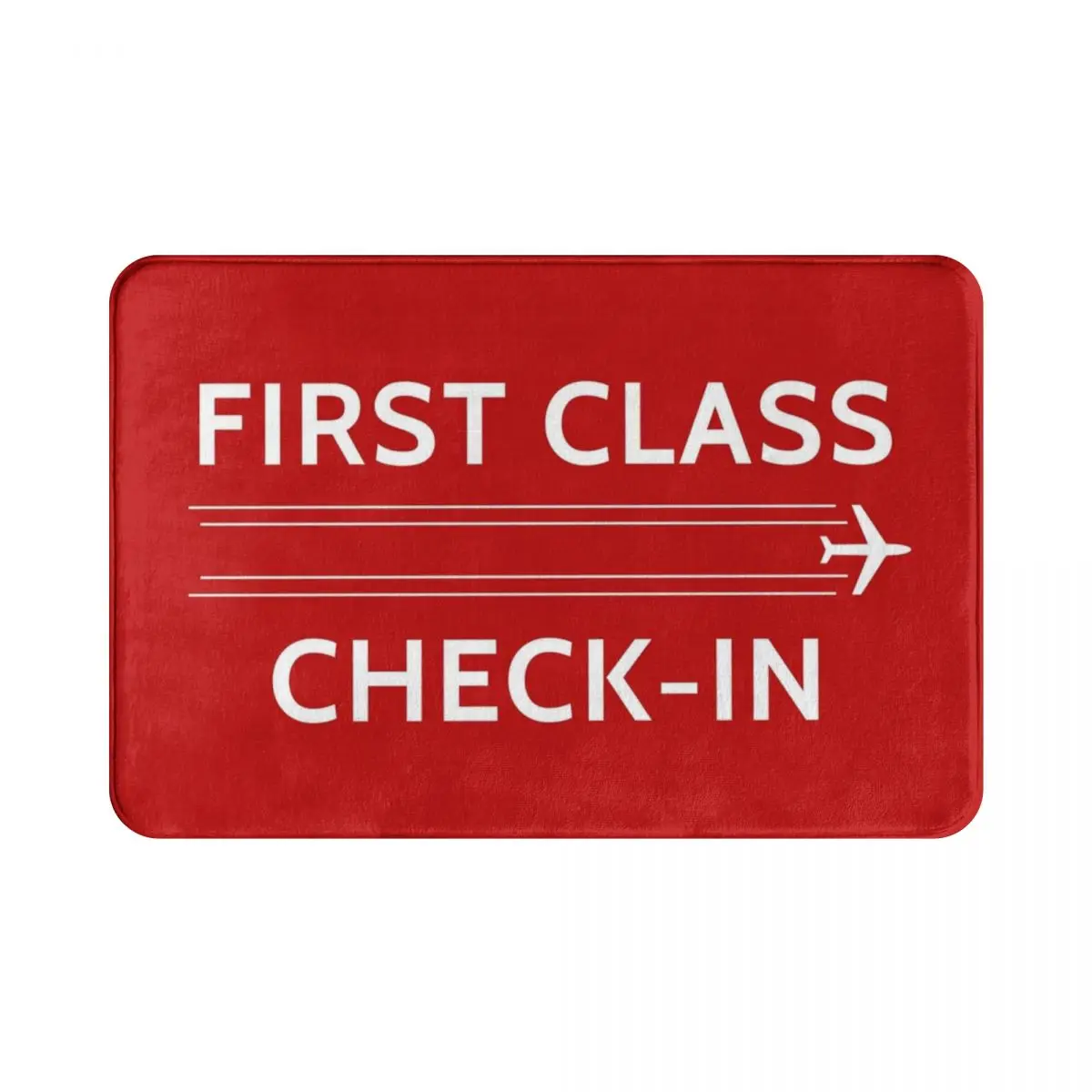 First-Class-Check-In-Sign-Doormat-Rug-carpet-Mat-Footpad-Polyester-Anti ...
