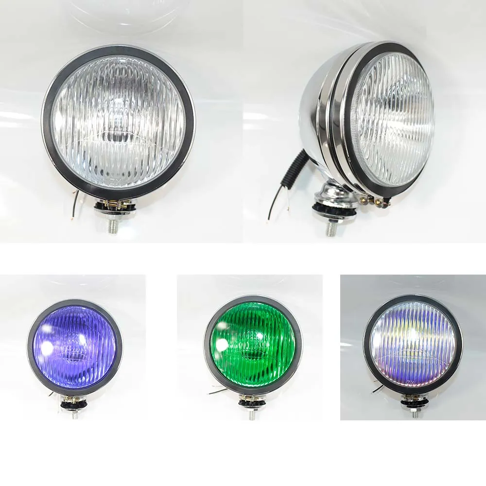 6Inch Universal Fog Driving Lights UNIVERSAL CHROME METAL OLDTIMER ...
