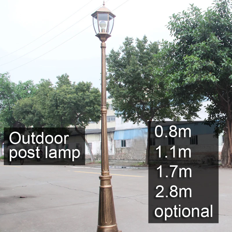 2-Piece-landscape-post-lamp-LED-garden-light-outdoor-waterproof-lawn ...