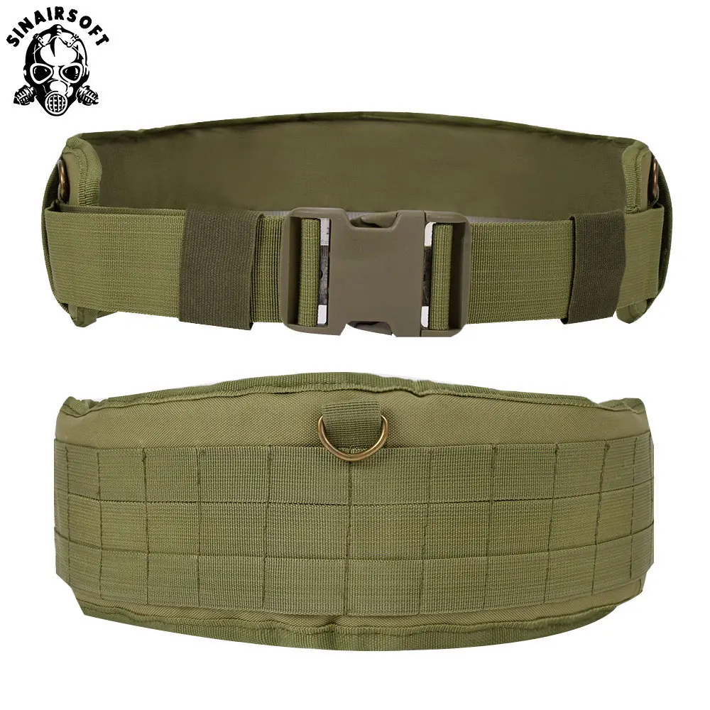 Military-Molle-Waist-Belt-Men-Tactical-Outer-Waist-Belt-Padded-CS-Multi ...