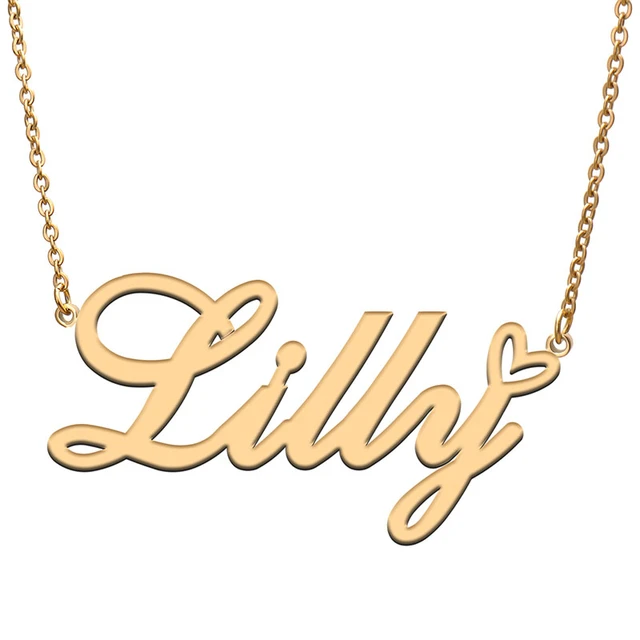 Lilly Name Necklace