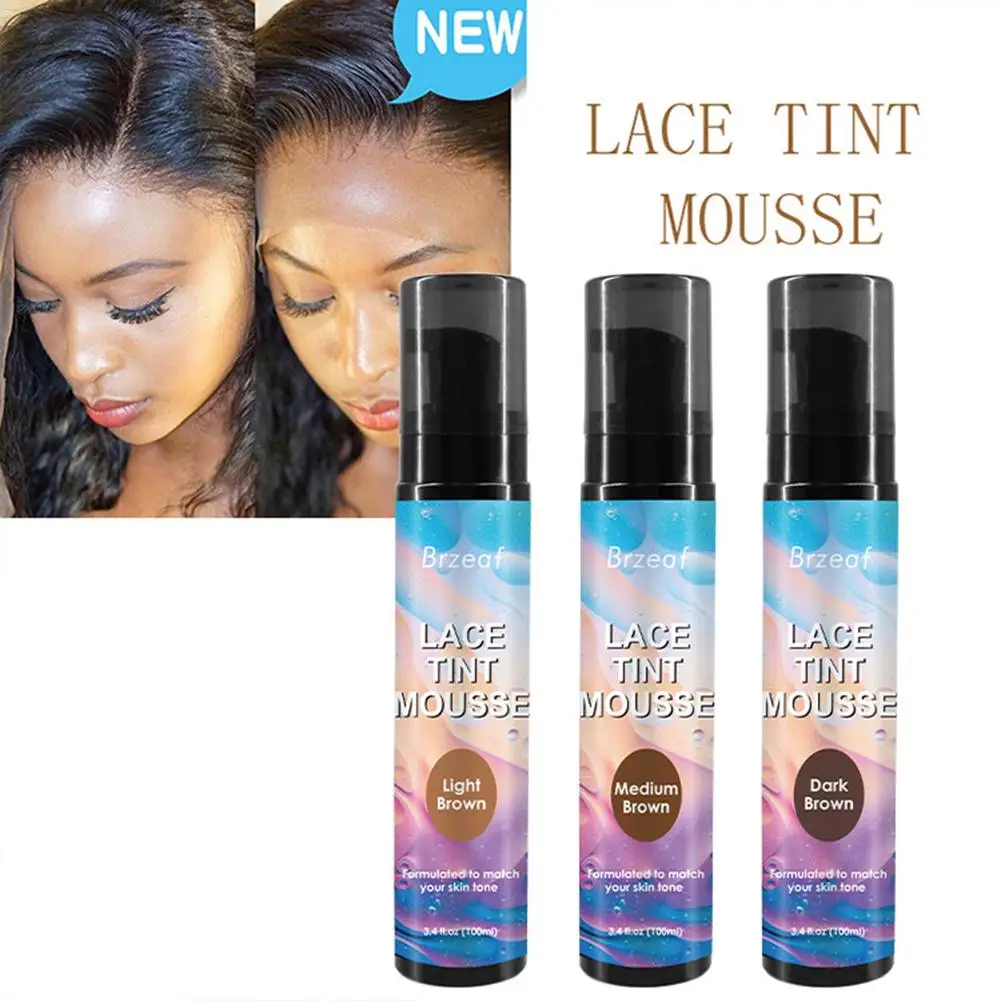 100ml Lace Tint Mousse Foam Headgear Dyed Lace Mousse Lace Tint Mousse ...